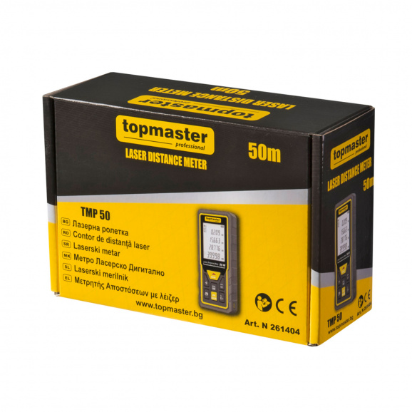 Лазерна ролетка TOPMASTER TMP 50 - Баш Майстора